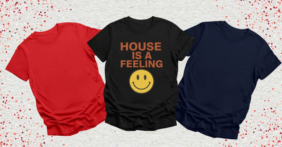 Smiley Face Acid House Tees for True Ravers